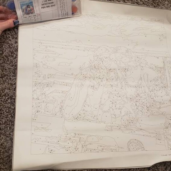 Custom Paint by Numbers Kit / Personalised Paint by Numbers ...