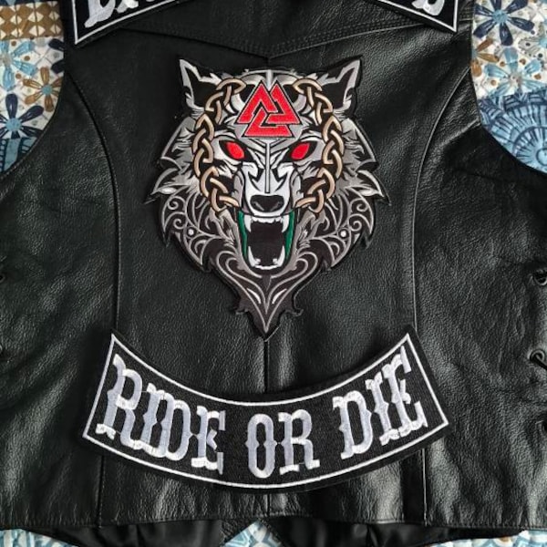 Cerberus Large Embroidered Back Patch - Etsy