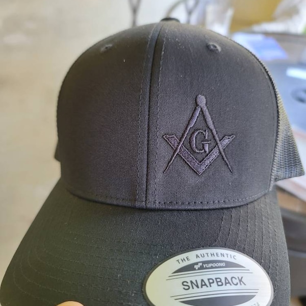 PAST MASTER Premium Masonic Snapback Trucker Cap - Etsy