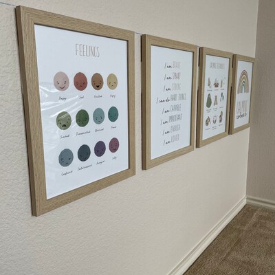 Educational Posters, Set of 9, Classroom Decor, Homeschool Printables ...