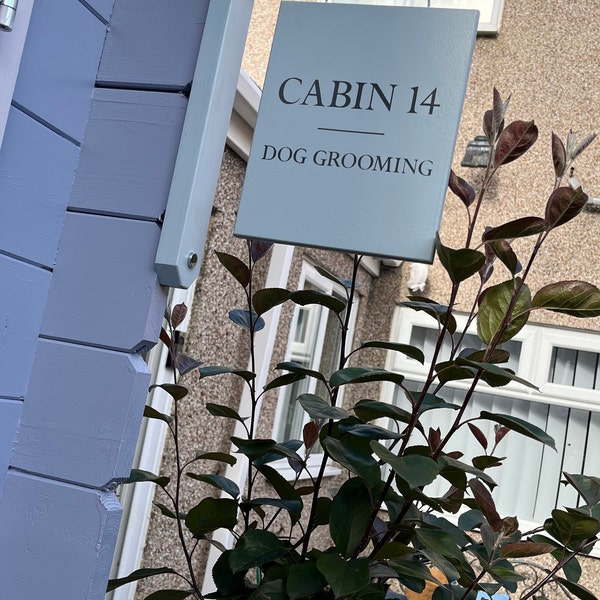 Customisable Hanging House Sign, House Number Sign, New Home Gift ...