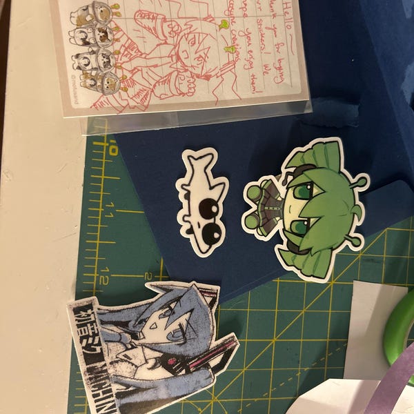 Alien Kasane Teto Sticker Chibi Gnarp Gnarp Ver. - Etsy