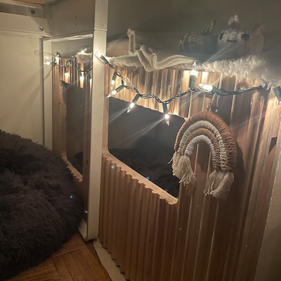 Digital Download Plans for Luxury Bunny Cubby Free Roam Rabbit Cat Home ...