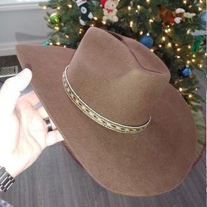 LONGMIRE Hat Band Horsehair Hat Band Cowboy Horsehair Hat - Etsy