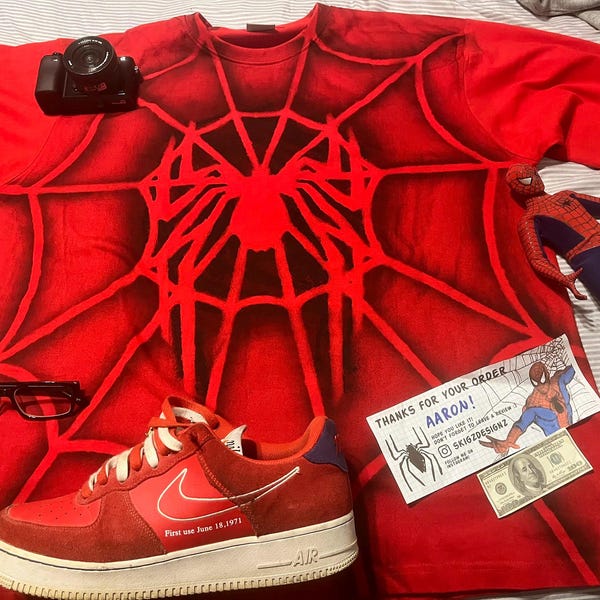 The Human Spider Shirt - Sam Raimi (spider Man 2002 Movie) Tobey ...