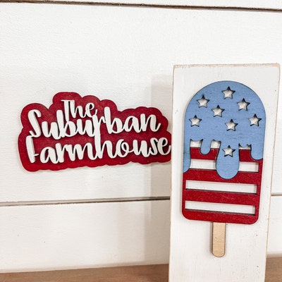 Patriotic Popsicle Svg Bundle, 4th of July Svg, American Flag Svg ...