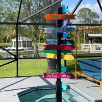 Set of 9 Arrow Location Signs Directional MASH Signpost Hand Painted ...