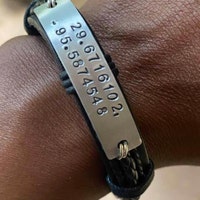 Custom Long Distance Relationship Girlfriend Boyfriend Bracelets ...