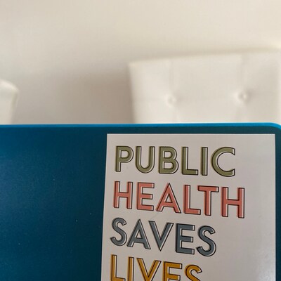 Public Health Saves Lives White Waterproof Vinyl Sticker/ - Etsy