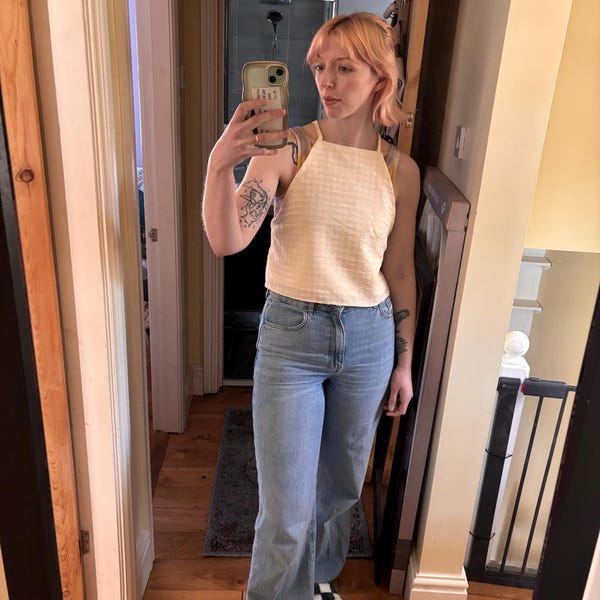 Taylor Crop Top Easy Sewing Pattern, Large Set: Sizes US8-12, Digital ...