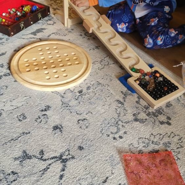3 Different Marble Run Plates Set Obstacle Plates and Winding Plate 90 ...