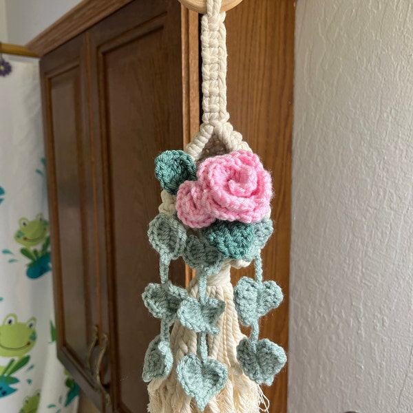 Crochet String of Hearts Plant, Personalizable Small Trailing Heart ...