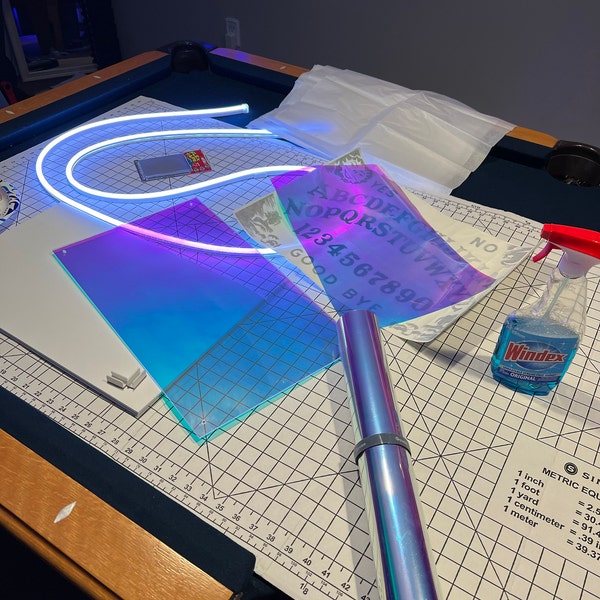 Acrylic Sheet 1/8" Radiant Iridescent Transparent - Plexiglass Plastic ...