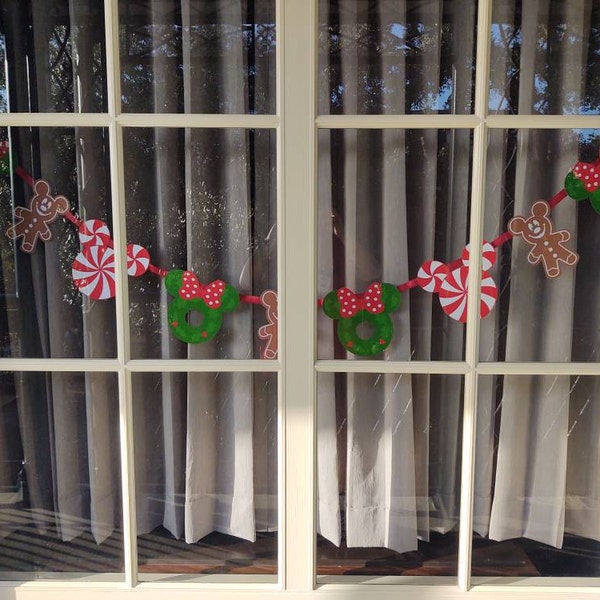 Disney Holiday Banner | Mickey Christmas Decoration | Disney Christmas ...