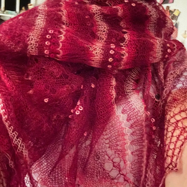 White Orenburg Shawl, White Shawl, Wharm Shawl,wrap, Cape, Goat Down ...