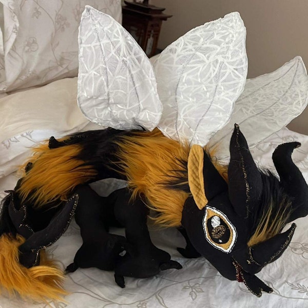 Neck Dragon Plush Sewing Pattern .pdf Tutorial Posable Wearable ...