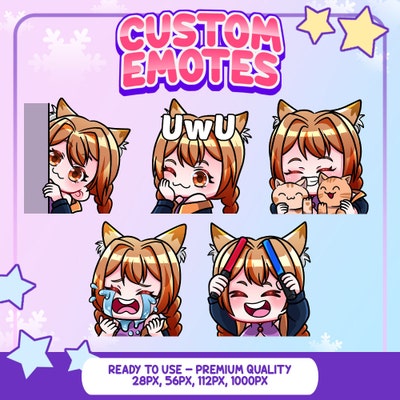 Custom Emotes Custom Emote Commissions High-quality Custom Premium ...