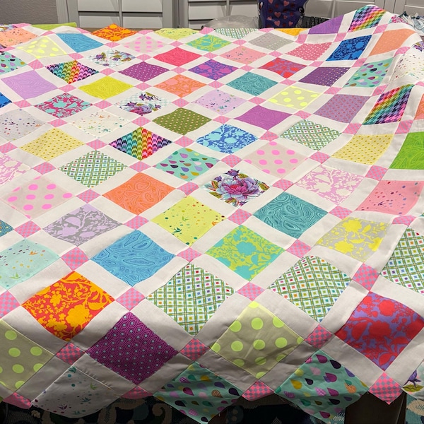 Lucky Charm Quilt PDF Sewing Pattern; Charm Square Friendly; Beginner ...