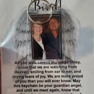 Graduation Memorial Keychain, Graduation Gift, Custom Graduation Gift ...