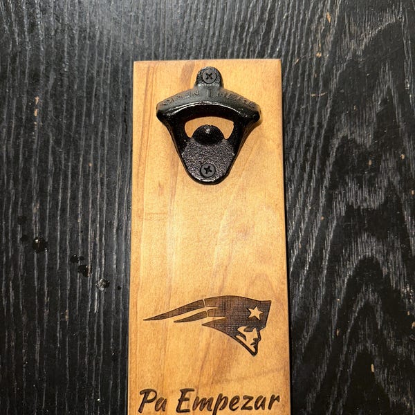 Personalized Magnetic Bottle Opener: Wall Mount Cap Catcher, Bar ...