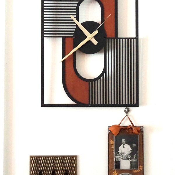 Abstract Wall Clock, Unique Wall Clock for Room, Large Clocks for Wall ...