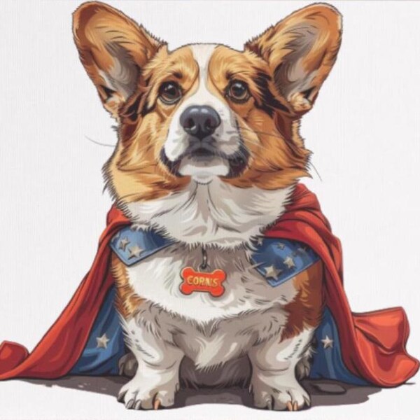 Corgi PNG SVG Bundle 18 Images Digital Printable Vector Instant ...