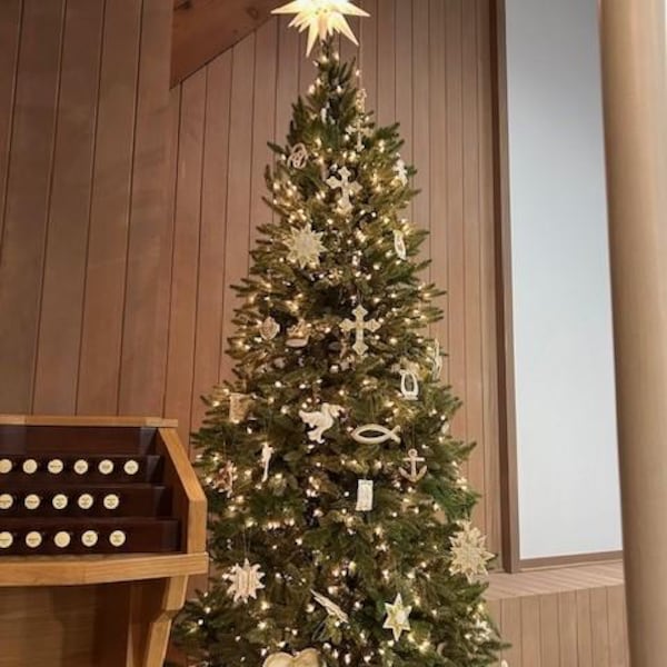 12 Days of Christmas Hand Made Felt Partridge and Pear Beaded Ornaments ...