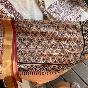 Indigo/dabu/blue Block Prints Fabric Hand Printed Indian Fabric Natural ...