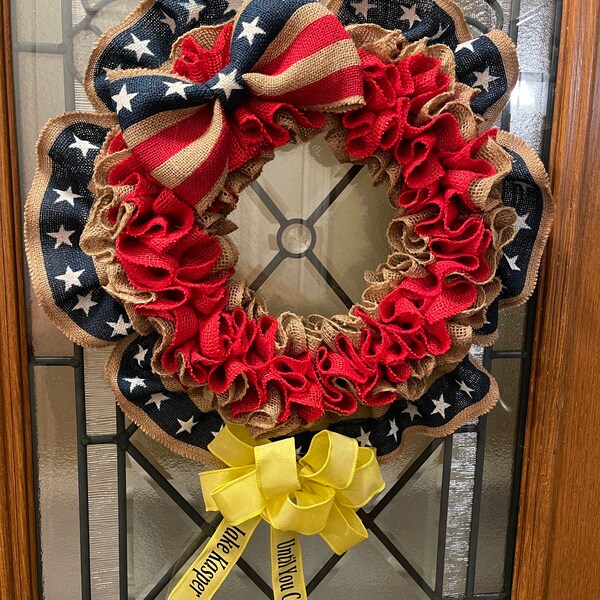 Trending Now/patriotic Wreath/army Homecoming/ Air Force Wreath ...