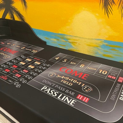 Custom Craps Table Layout 8ft/ 10ft/ 12ft - Etsy