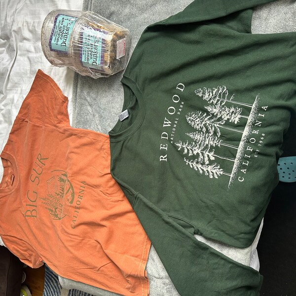 Redwood National Park, Redwood Trees, National Parks Shirt, Vintage ...