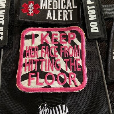 2x4 STOP No Touch No Talk Let Me Work Patch - Etsy