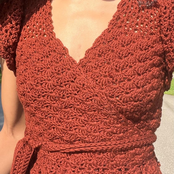 Crochet Top Pattern // Foxglove // Adjustable Size Inclusive Lacy ...