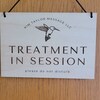 Engraved Treatment in Session Sign, Therapy in Session, in Session Sign ...