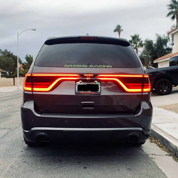 Dodge Durango Tail Light Racetrack Decal Center Overlay - Fits 3rd Gen ...