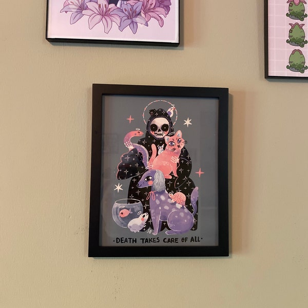 Caring Death Print - Etsy