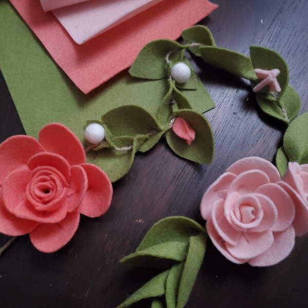 Wool Felt Roll - 100% Wool Felt in Color PAPAYA - Craft Felt - Merino ...