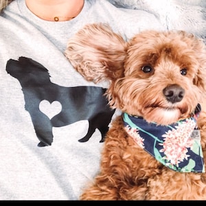 Cockapoo Heart Dog T-shirt - Etsy