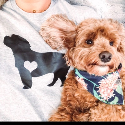 Cockapoo Heart Dog T-shirt - Etsy