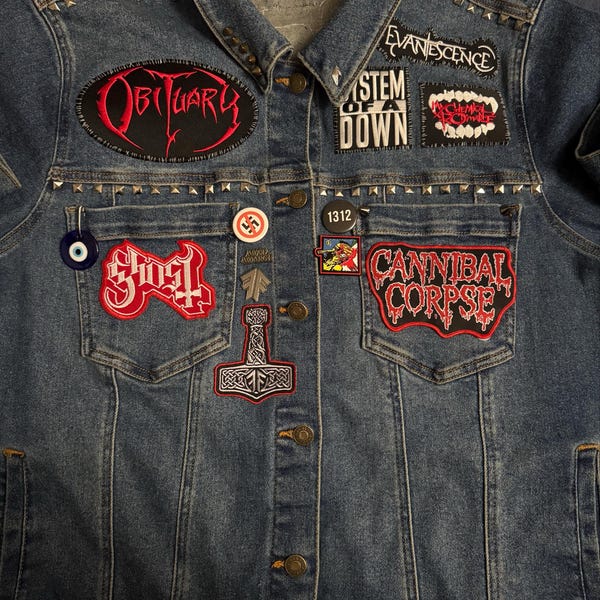 Slayer Band Embroidered Patch, Slayer Iron on Patch, Sew on Patch, Logo ...