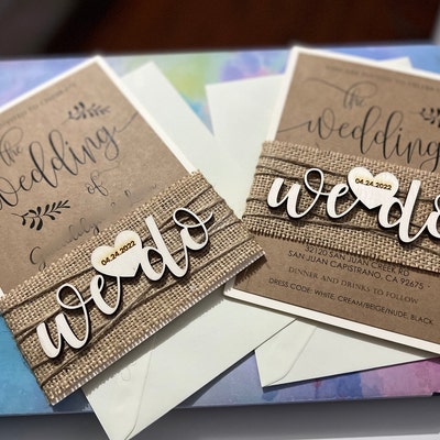 Rustic Wedding Invitations, Personalized Wedding Invitations ...