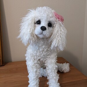 Puppy Michelle made to Order Poodle Dog Toy Poodle Fur - Etsy