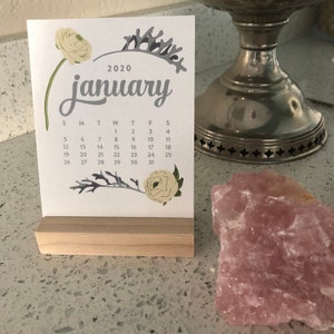 Wildflower Desk Calendar 2024 2024 Desk Calendar 2024 Calendar With ...