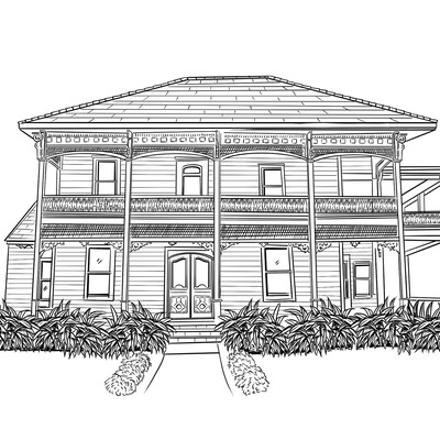 Custom Wedding Venue Drawing Digital Download - Etsy