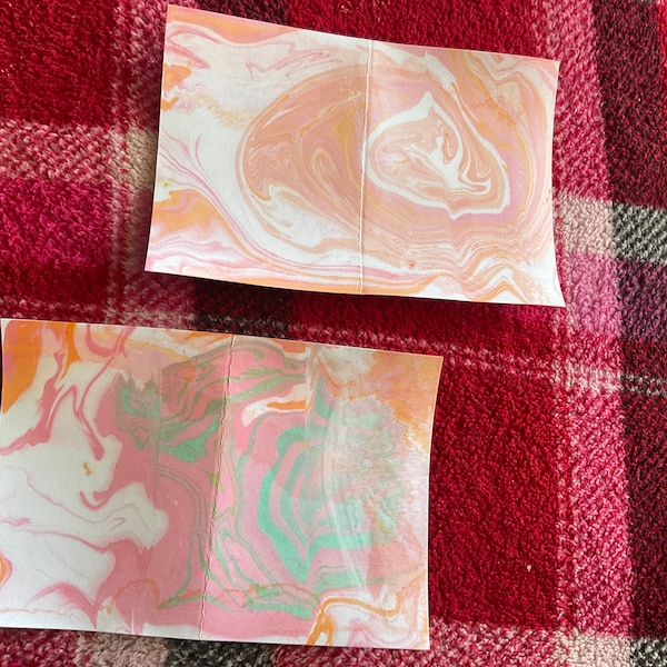 Suminagashi Marbling Art Kit: Japanese Paper, Inks, Online Video - Etsy