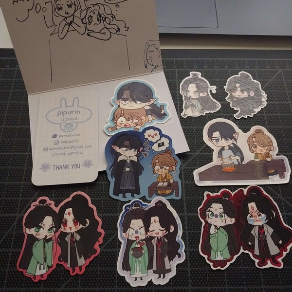 Moshang Couple Stickers - Etsy