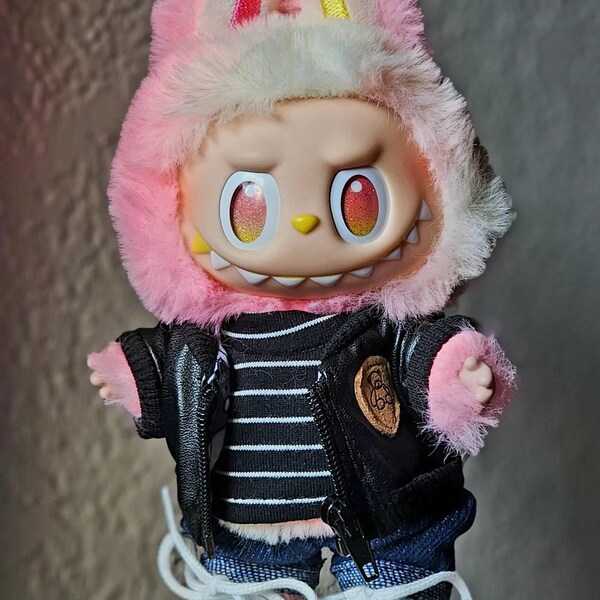 Labubu Clothes Beige Tan Overalls Jumpsuit Jumper Labubu Outfit Summer ...