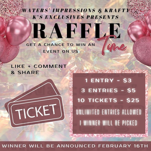 Raffle Ticket Template, Flyer Template, Logos and Branding, Business ...