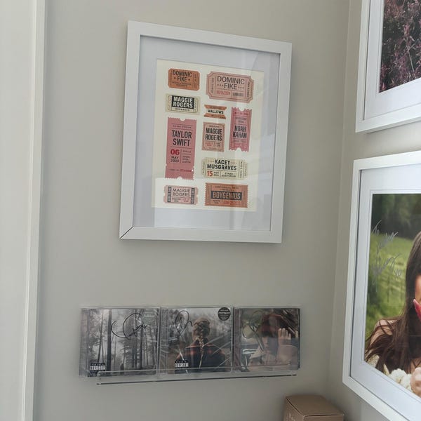 Digital Download | Personalised 5 Retro Gig Ticket Print | Bespoke ...