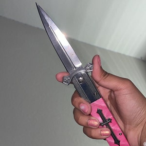 9 Tactical Black Jumbo Spring Assisted Open Blade Folding - Etsy